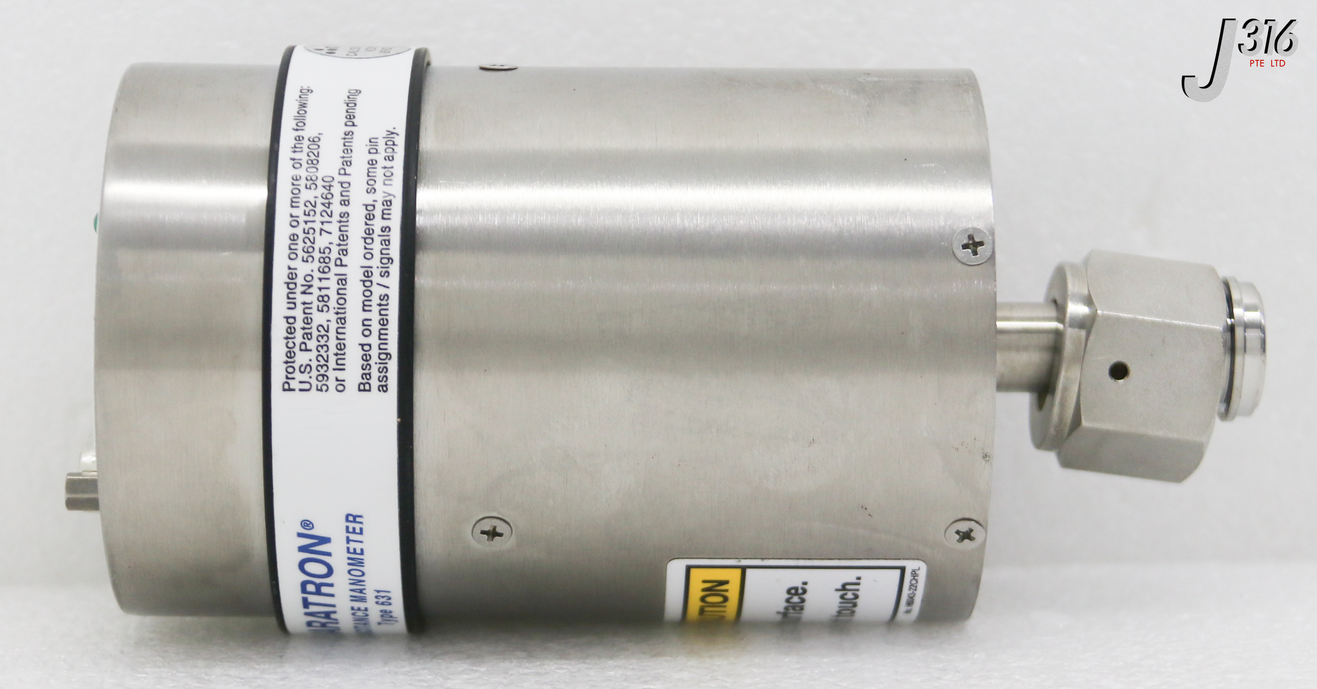 T500 MKS BARATRON CAPACITANCE MANOMETER, TYPE 631 631D13TBFPAB ...